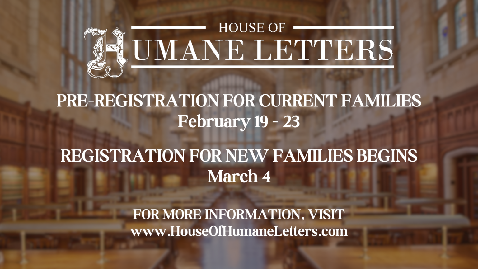 Online Classes – House of Humane Letters
