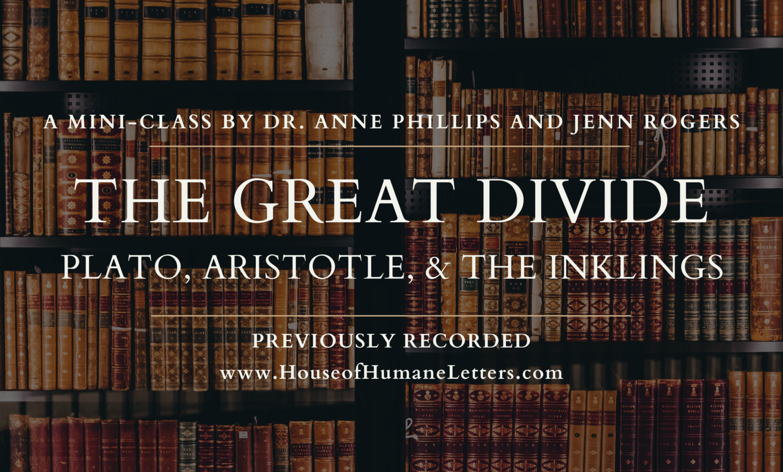 Webinars – House of Humane Letters