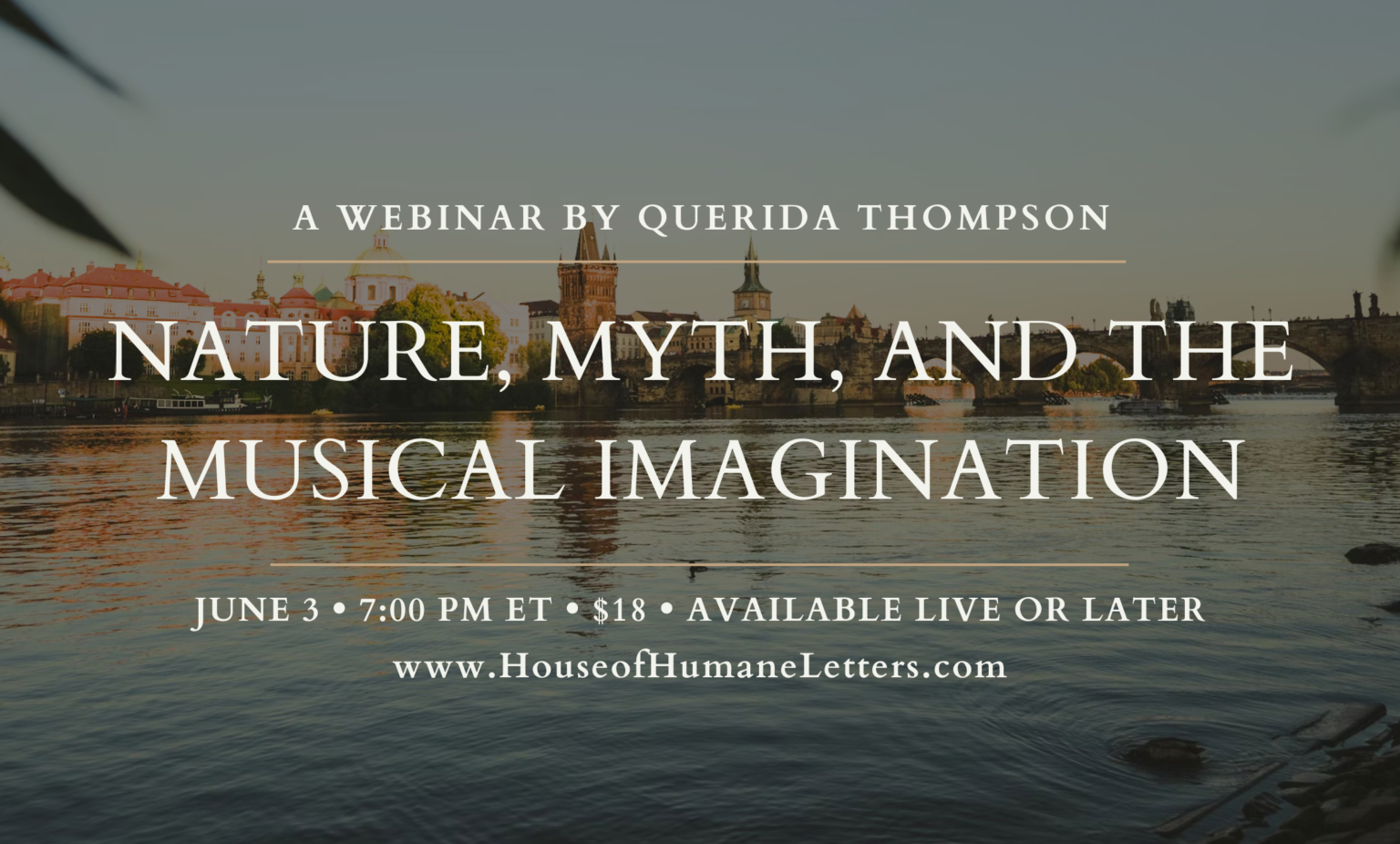 Webinars – House of Humane Letters